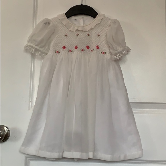 Dresses | 4t Embroidered Smocked Dress | Poshmark